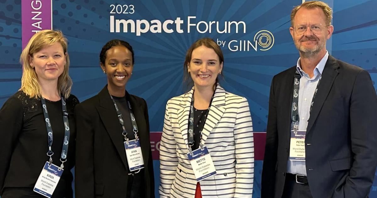 WDF at GIIN Impact Forum: Accelerating investments in diabetes