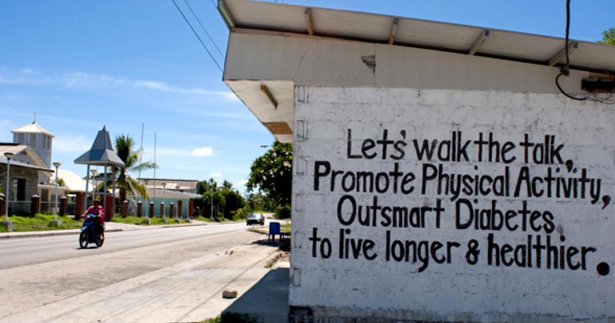 Tonga - the diabetes heavy weight of the Pacific